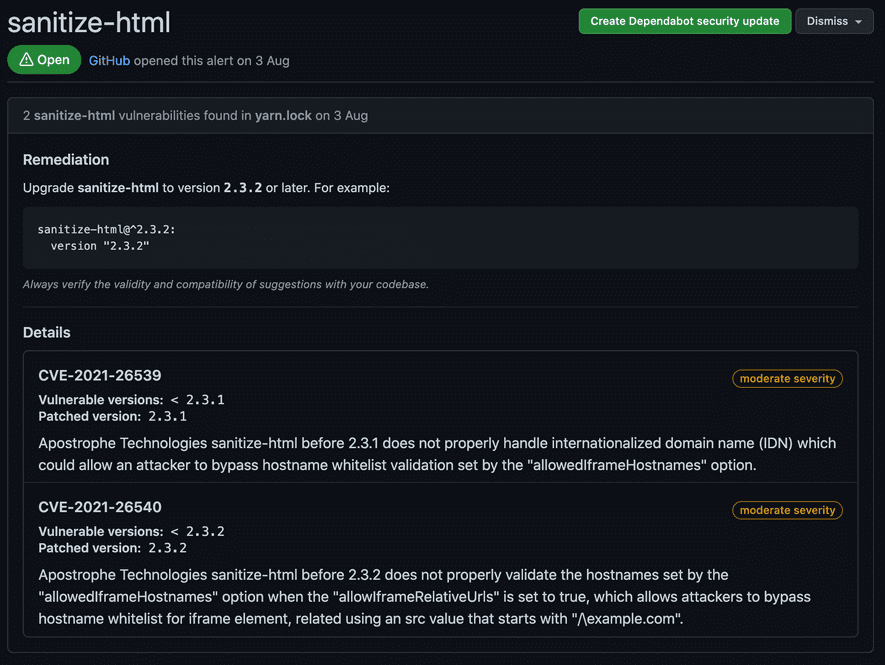 DevSecOps: Taking Snyk and Github Dependabot for a Test Drive | janaka.dev